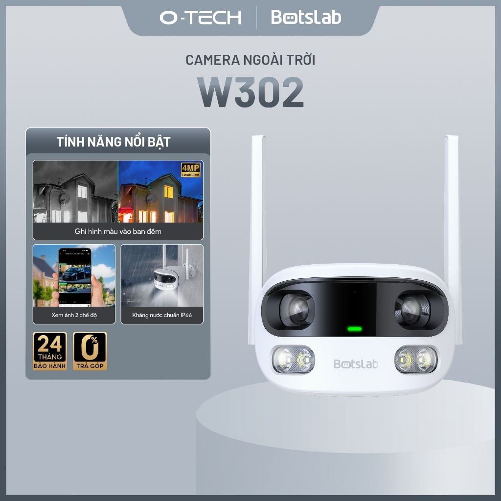 Camera Wifi Ngoài Trời Botslab W302 | O-Tech Việt Nam – CÔNG TY TNHH ...