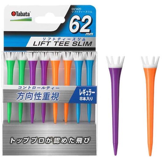 Tee nhựa Lift tee slim GV1420 A 62mm | Tabata – Minh Chân Golf