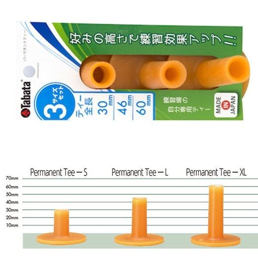 Bộ 3 Tee cao su tập golf PERMANENT GV0290 30-35-46mm | Tabata – Minh ...