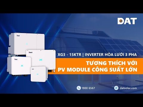 Inverter hòa lưới INVT XG Series 3 pha 10kW, 15kW - DAT Store