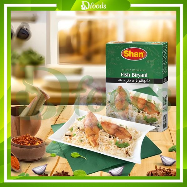 Bột Gia Vị Cá Shan Fish Masala hộp 50grBột Gia Vị Đồ Nướng Shan ...