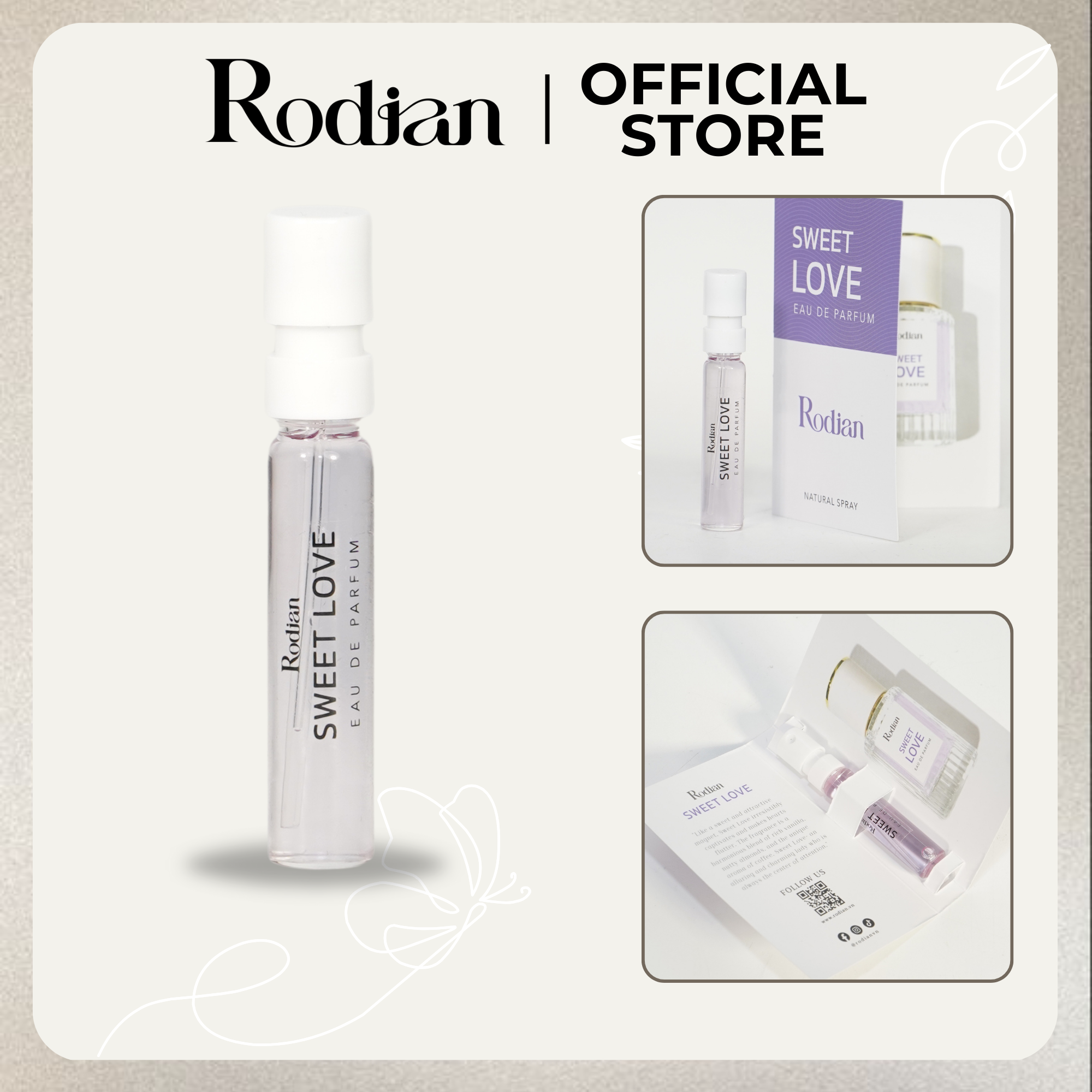 [DEAL DỌN KHO - ĐÓN HƯƠNG MỚI] NƯỚC HOA RODIAN SWEET LOVE vial