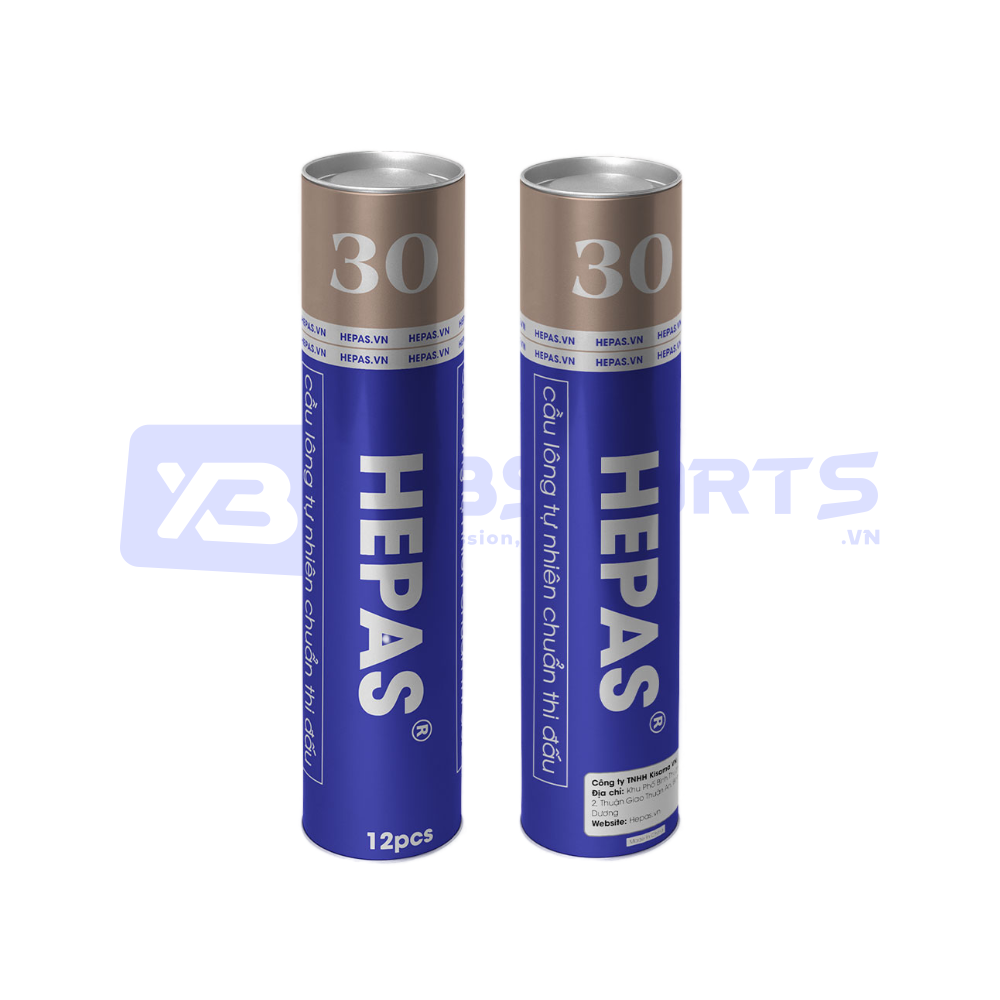 Ống cầu lông Hepas – H30 - XBSPORTS - HỆ THỐNG CỬA HÀNG CẦU LÔNG UY TÍN
