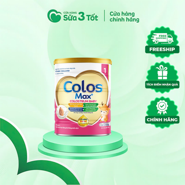 Sữa Bột Colos Max +Colostrum Baby ( 0-12 Tháng ) - Lon 900G – SUA3TOT