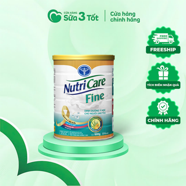 Sữa Bột Dinh Dưỡng Y Học Dành Cho Người Ung Thư Nutri Care Fine_900G – SUA3TOT