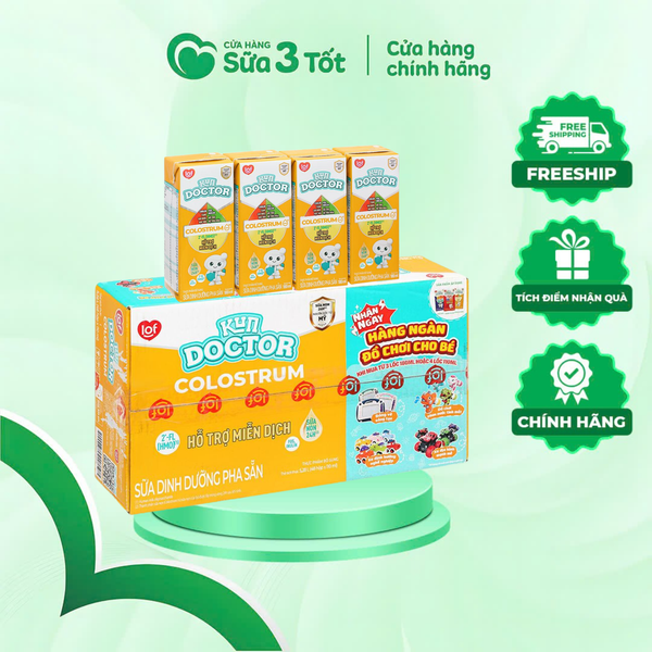 SDDPS Kun Doctor Colostrum - Thùng 48 hộp - 180ml – SUA3TOT