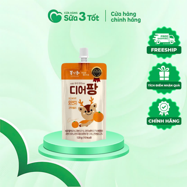 Nước Thạch Gạc Hươu Non Deer Pang Vị Dâu - Hàn Quốc - 120G – SUA3TOT