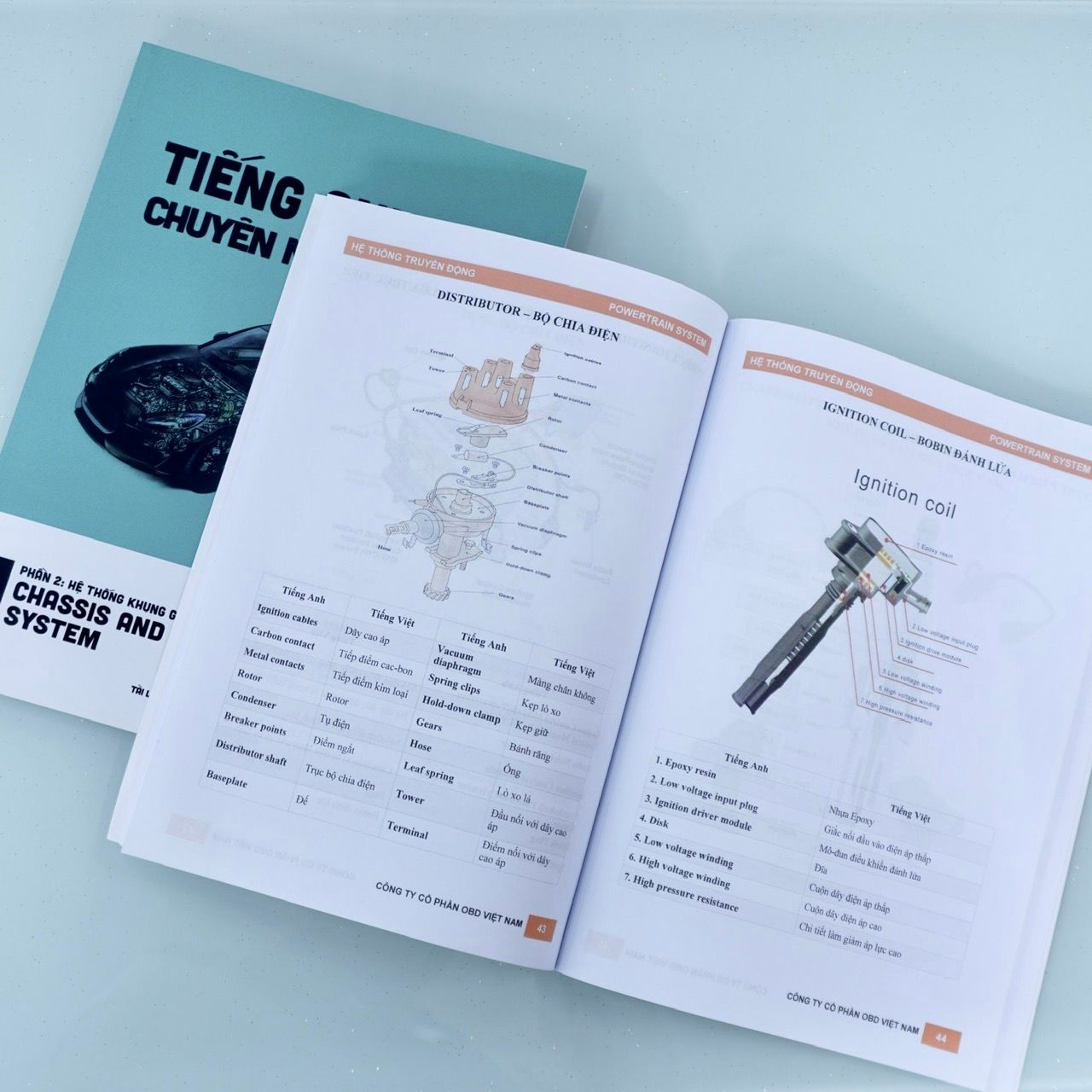 Bộ sách tiếng anh chuyên ngành ô tô – Thiết bị Gara - Phụ gia ô tô