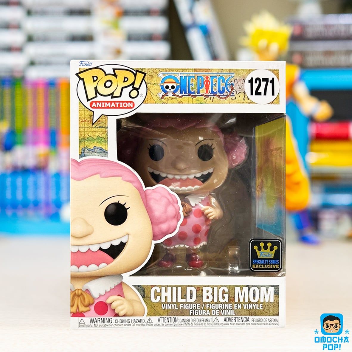Funko Pop Super One piece - Child Big Mom 6inch #127 Tem Specialty Ser ...