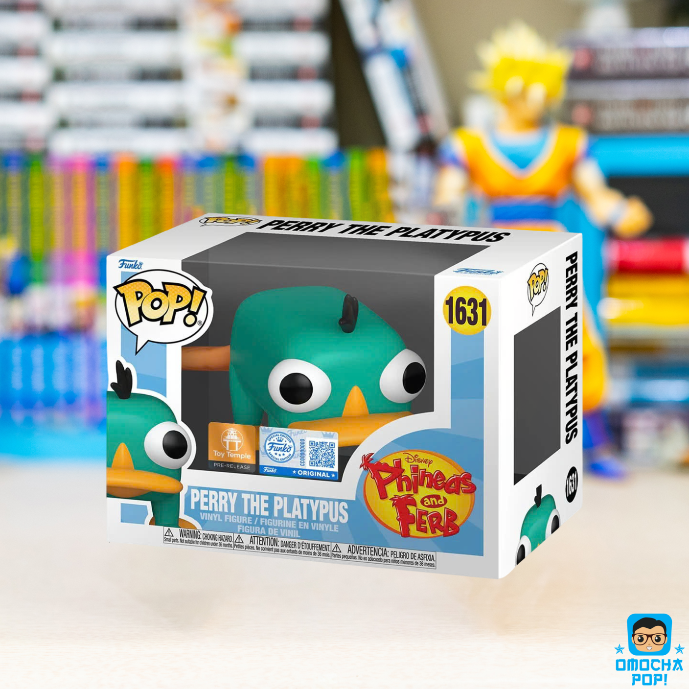 Funko Pop Disney - Phineas and Ferb : Perry The Platypus #1631 ...