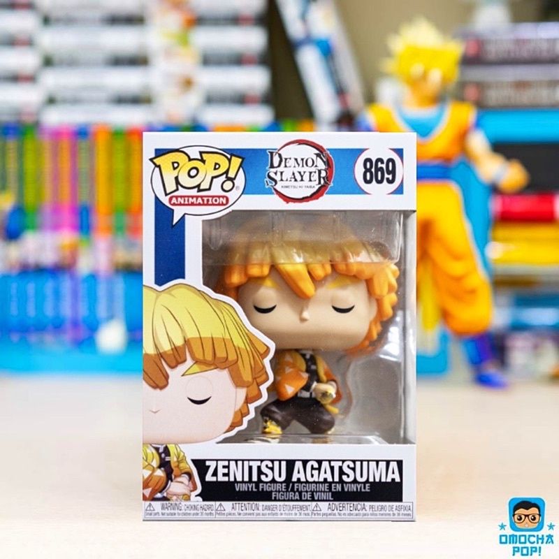 Mô Hình Chính Hãng Funko Pop Animation: Demon Slayer- Zenitsu #869 ...