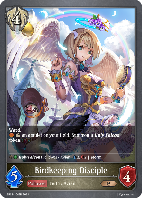 Thẻ bài Shadowverse Evolve BP03-104EN - Birdkeeping Disciple - Havencr ...