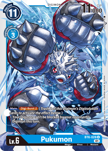 Thẻ bài Digimon BT6-028 - Pukumon - Digimon - Uncommon – The Elite Card ...