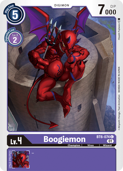 Thẻ bài Digimon BT6-074 - Boogiemon - Digimon - Common – The Elite Card ...