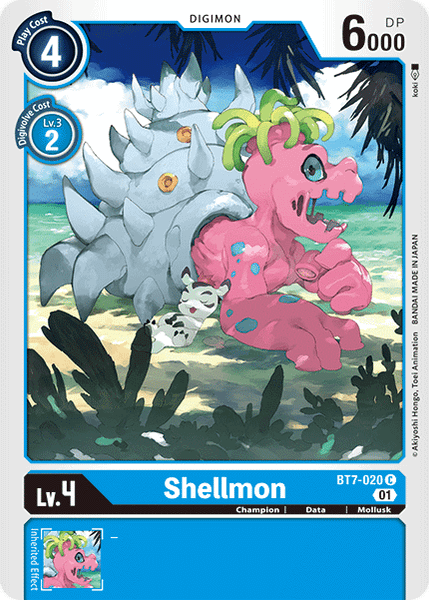 Thẻ bài Digimon BT7-020 - Shellmon - Digimon - Common – The Elite Card ...
