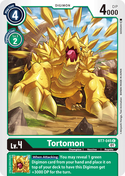 Thẻ bài Digimon BT7-045 - Tortomon - Digimon - Common – The Elite Card ...