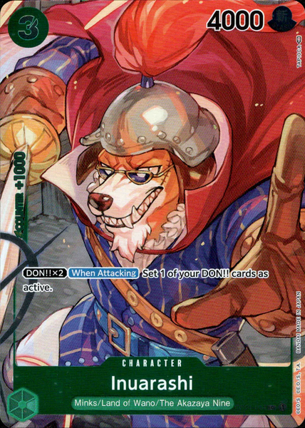 Thẻ bài One Piece OP01-034 - Inuarashi (Full Art Foil) (Alternate Art ...