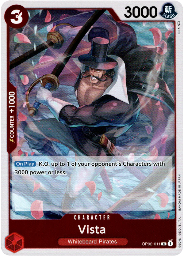 Thẻ bài One Piece OP02-011 - Vista - Character - Rare – The Elite Card ...