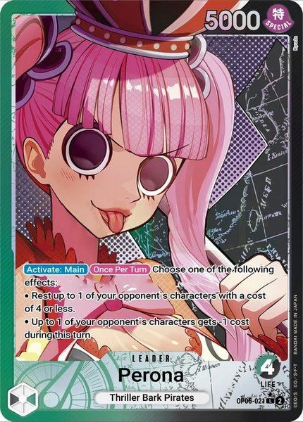 Thẻ bài One Piece OP06-021 - Perona (Alternate Art) - Leader – The ...