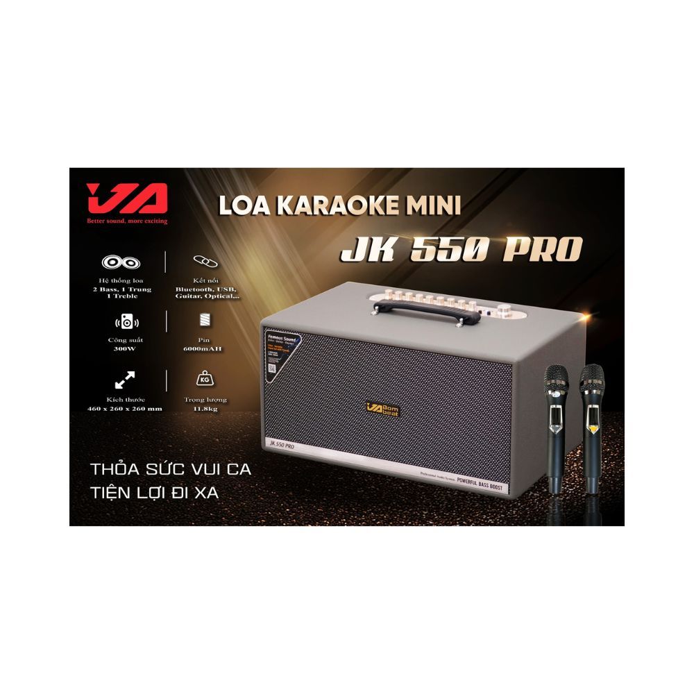 Loa karaoke mini JA JK 550 Pro – Điện Máy Tín Đạt