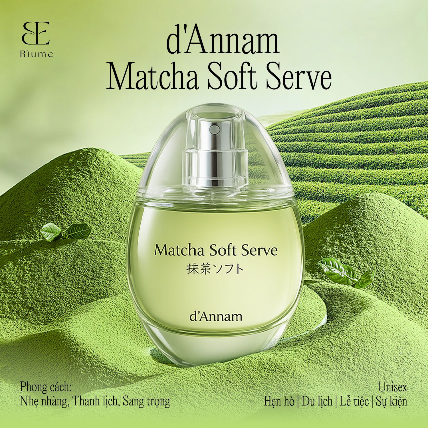 d'Annam Matcha Soft Serve – Blume