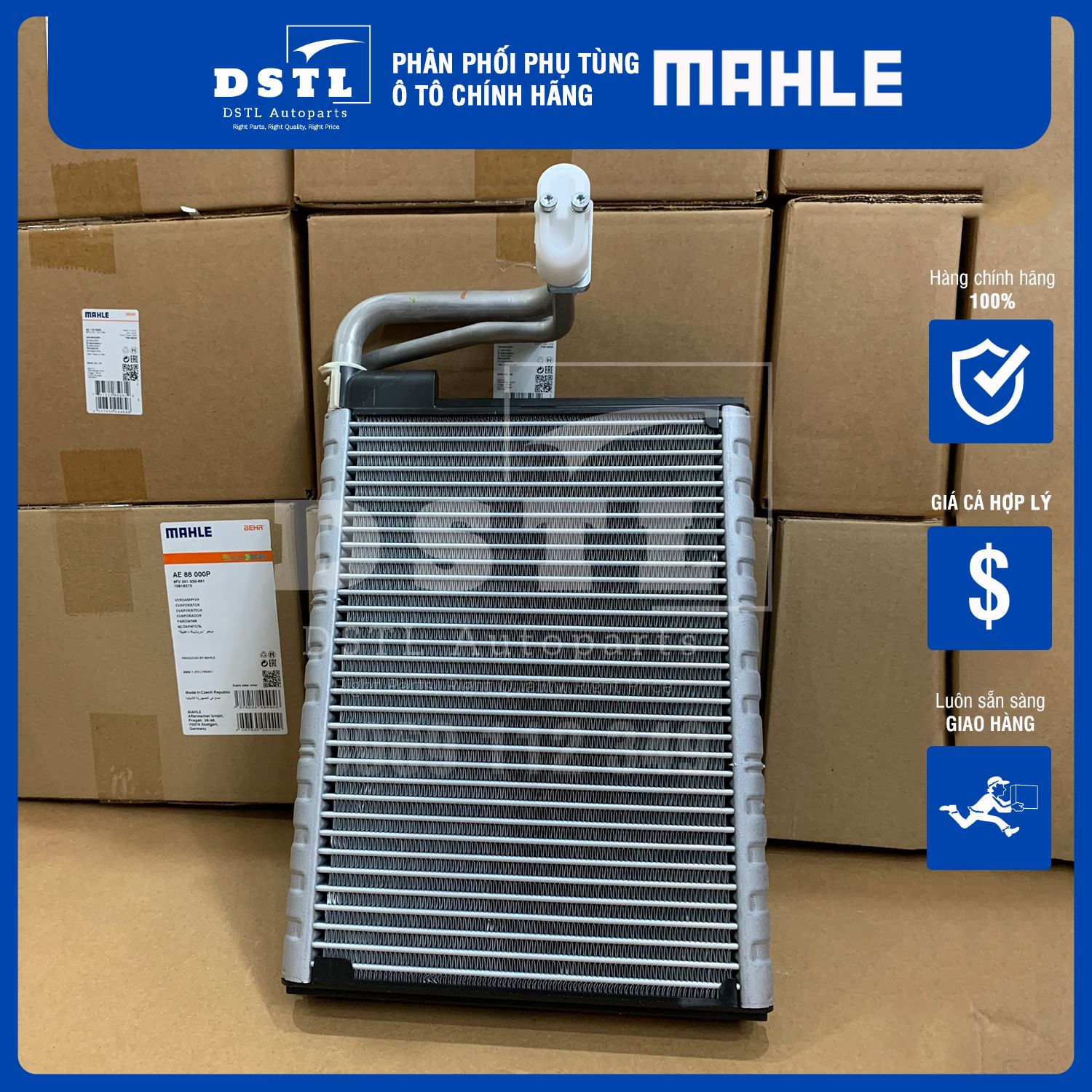 Giàn (dàn) lạnh BMW F10/F01 | Phụ tùng ô tô chính hãng Mahle Behr – PHỤ ...