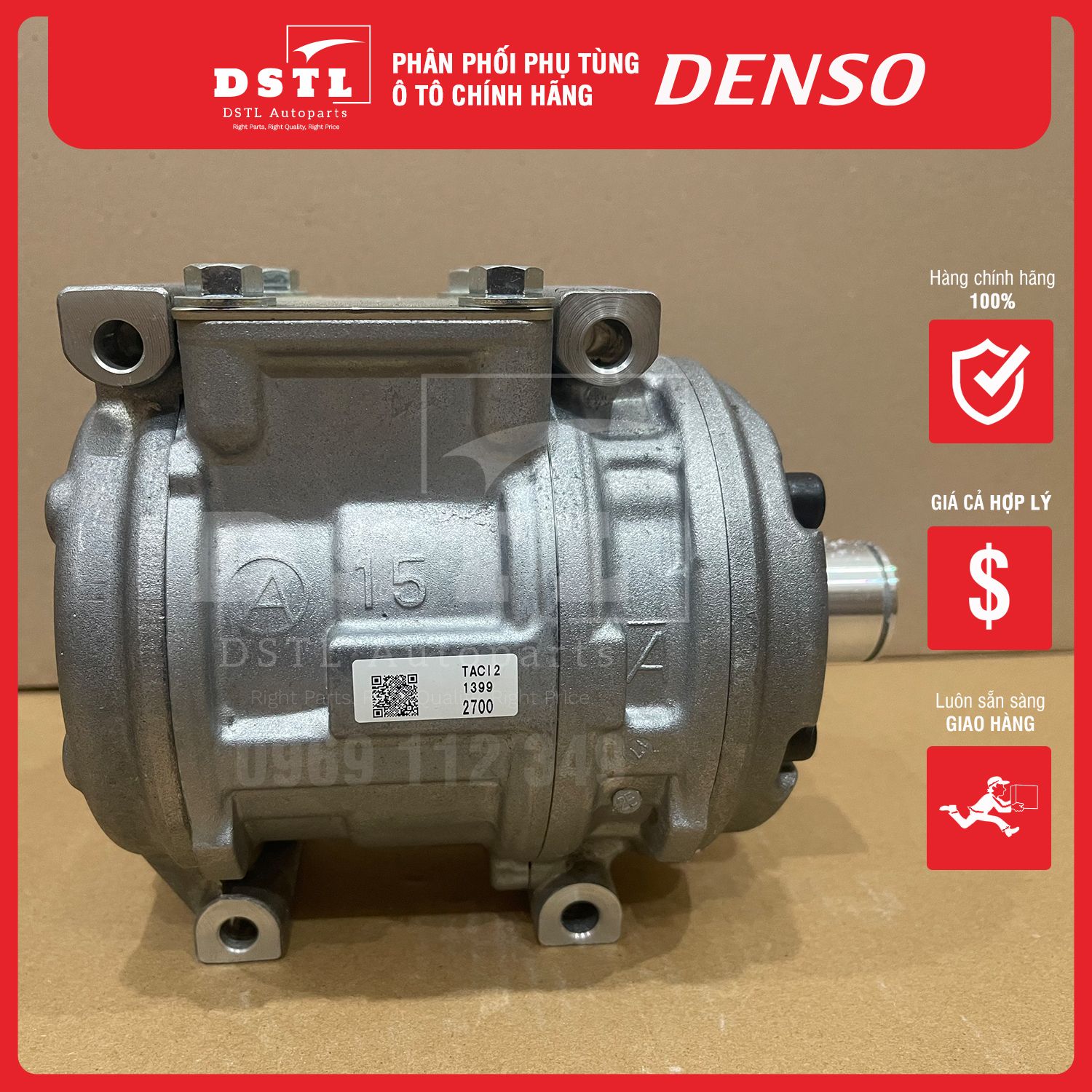 Lốc điều hòa 15A | Phụ tùng ô tô chính hãng Denso – PHỤ TÙNG Ô TÔ CHÍNH ...