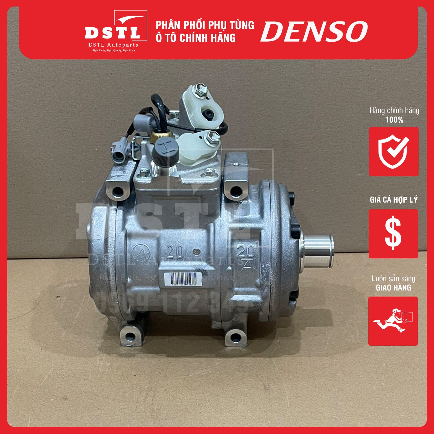 Lốc điều hòa Landcruiser FZJ100 2003 | Phụ tùng ô tô chính hãng Denso – PHỤ TÙNG Ô TÔ CHÍNH HÃNG ...