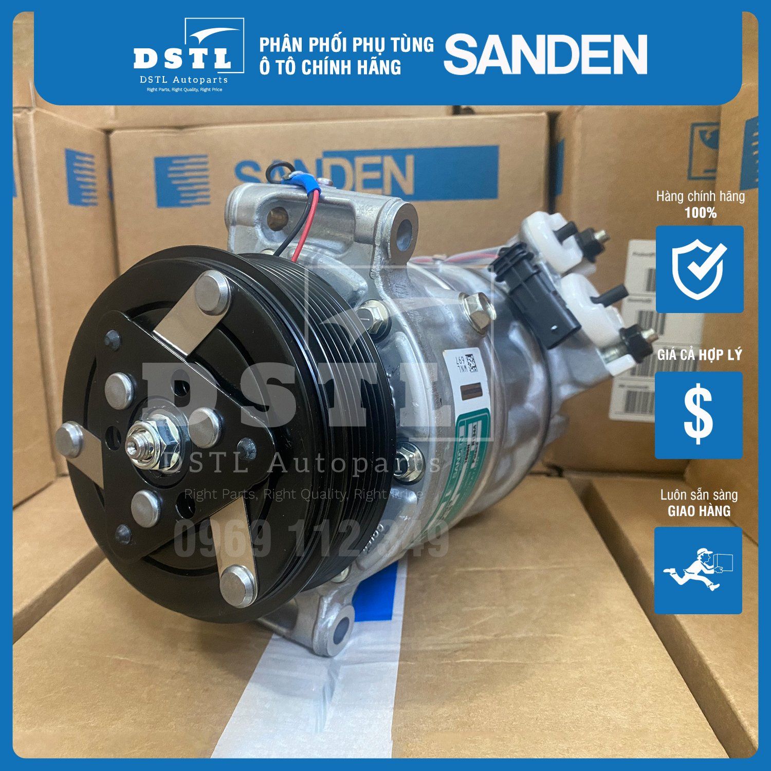 Lốc lạnh Jaguar XJ/XF 6PK | Phụ tùng ô tô chính hãng SANDEN – PHỤ TÙNG ...