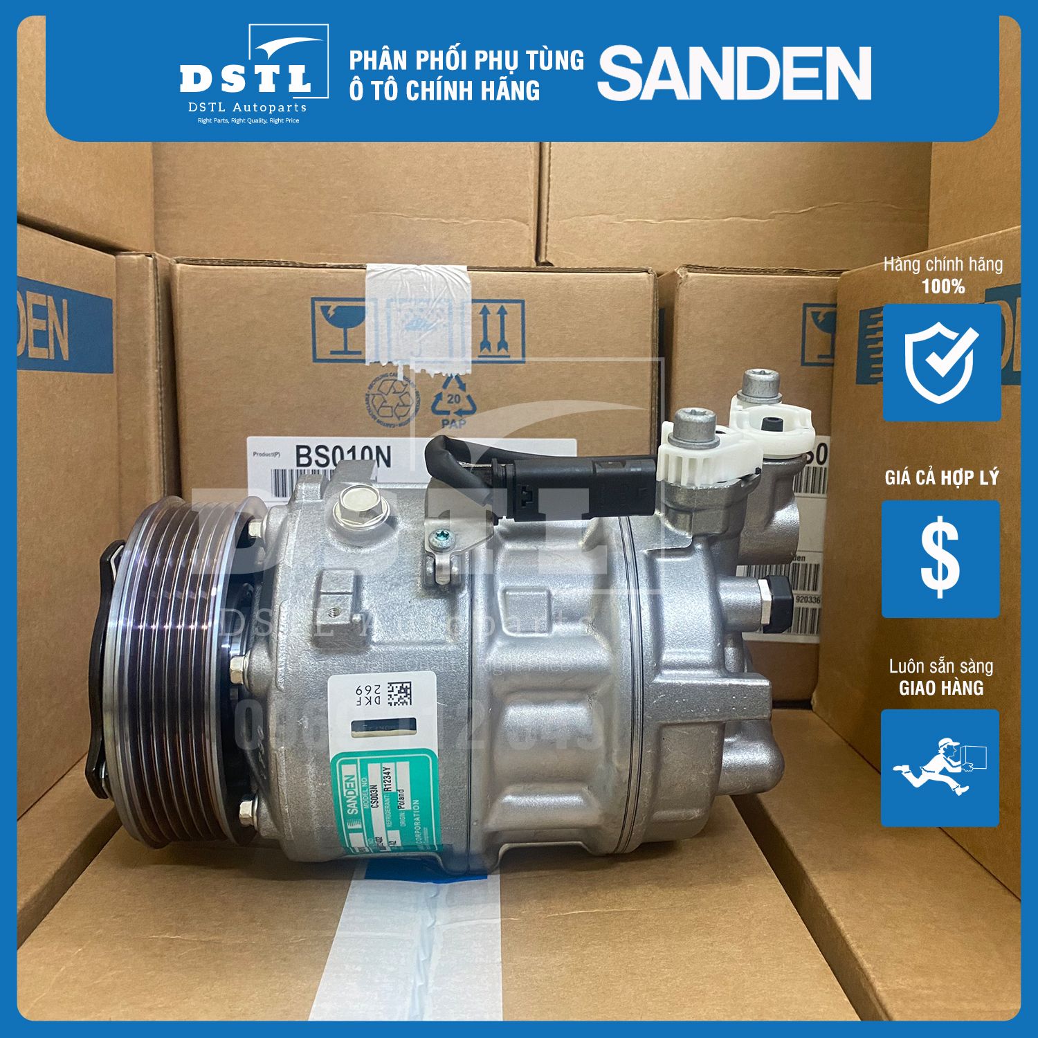 Lốc lạnh BMW G11/G30 6PK | Phụ tùng ô tô chính hãng SANDEN – PHỤ TÙNG Ô ...