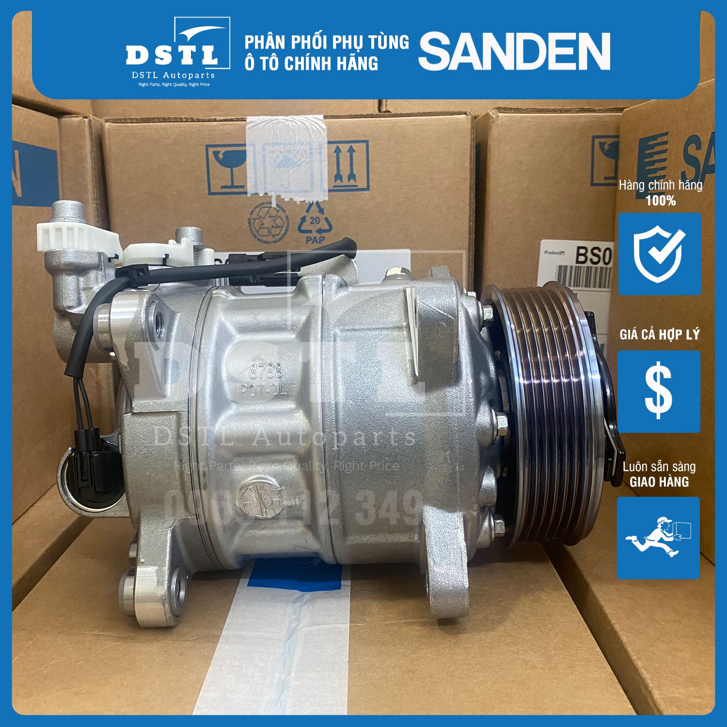 Lốc lạnh BMW G11/G30 6PK | Phụ tùng ô tô chính hãng SANDEN – PHỤ TÙNG Ô ...