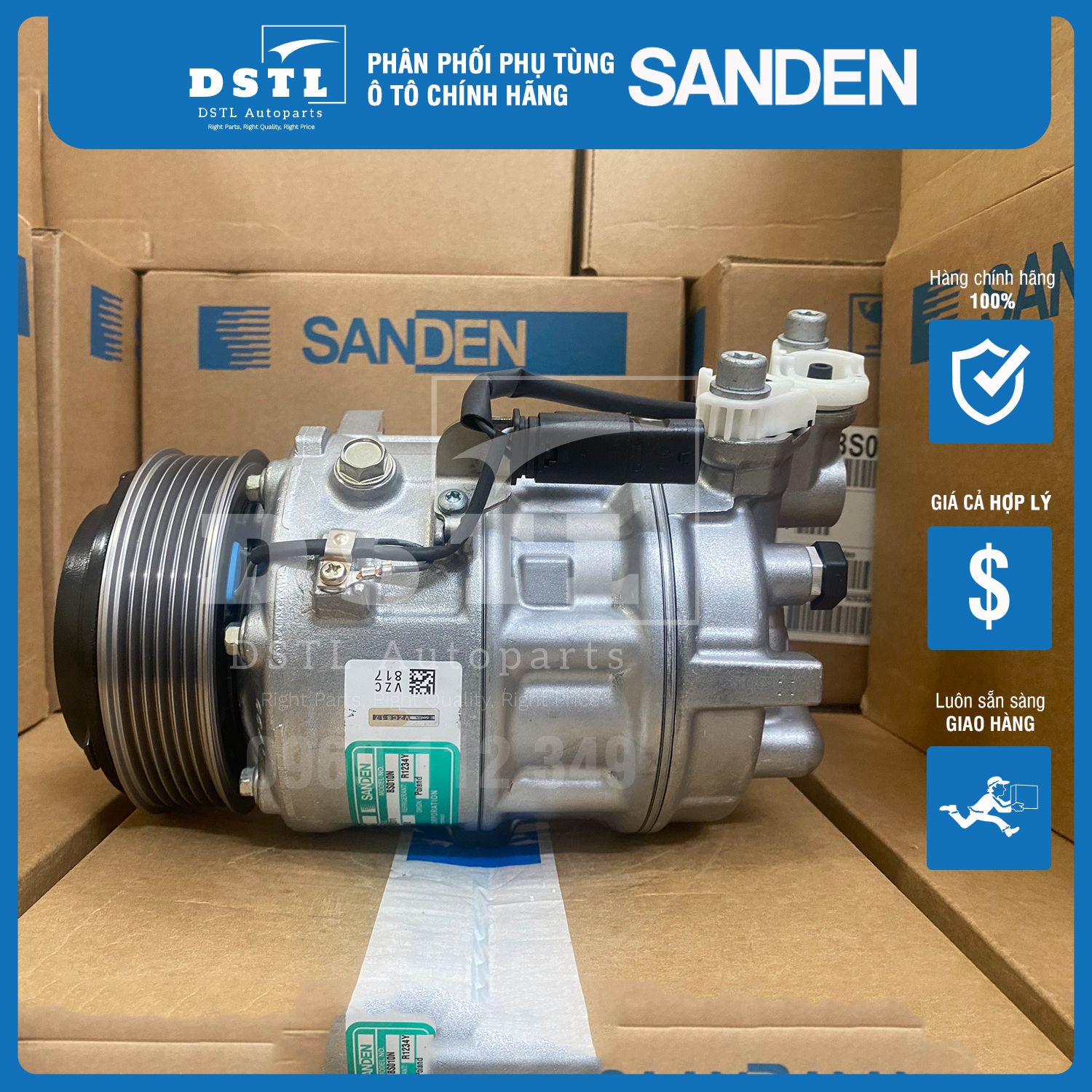 Lốc lạnh BMW G11/G30 6PK | Phụ tùng ô tô chính hãng SANDEN – PHỤ TÙNG Ô ...