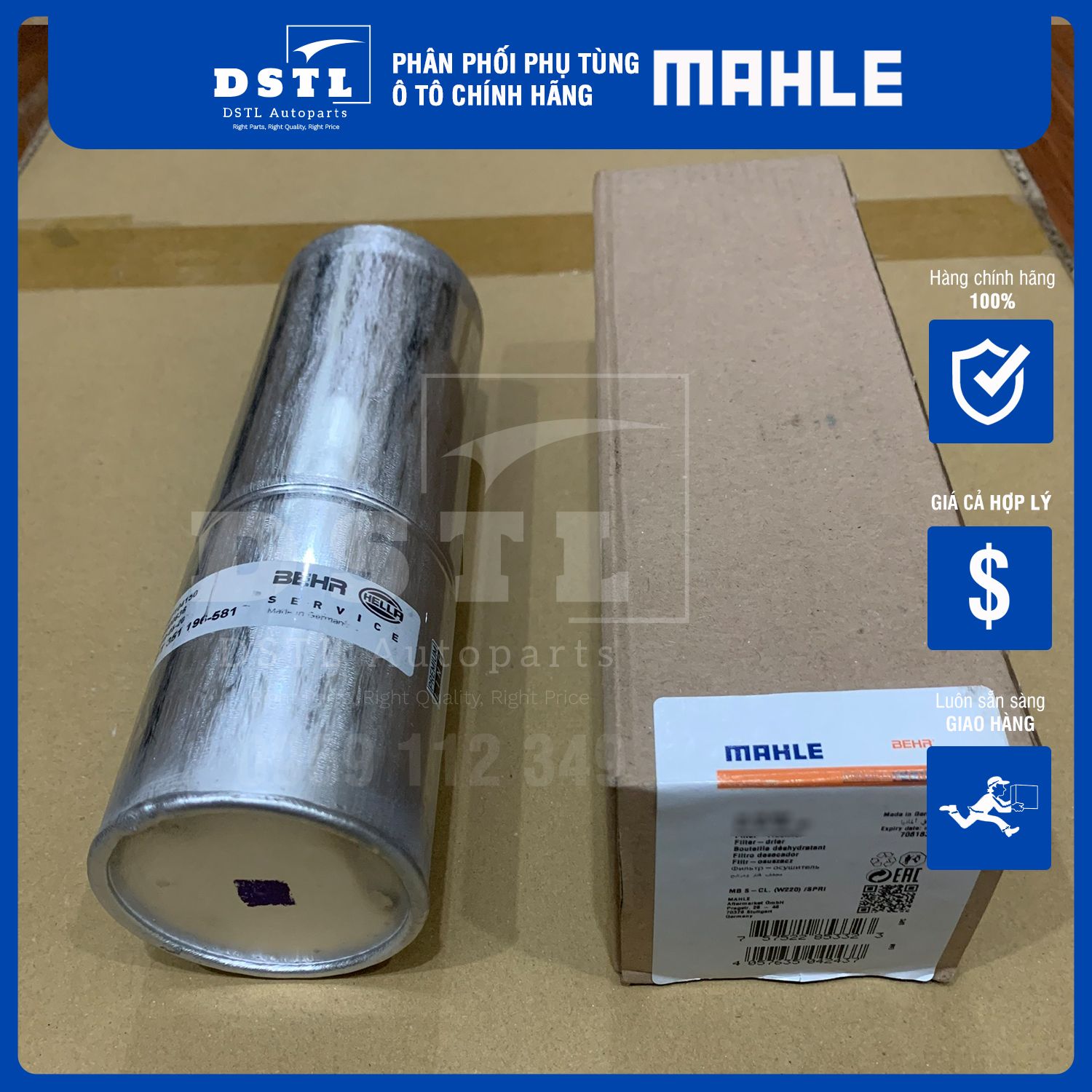 Phin lọc gas Mercedes W220 S-Class | Phụ tùng ô tô chính hãng Mahle Be ...