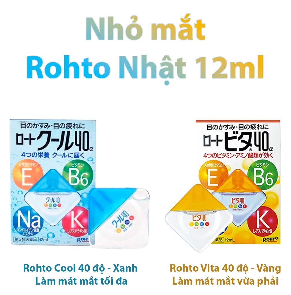 Nước nhỏ mắt Rohto Nhật Bản 12ml – Konni39 Văn Phú