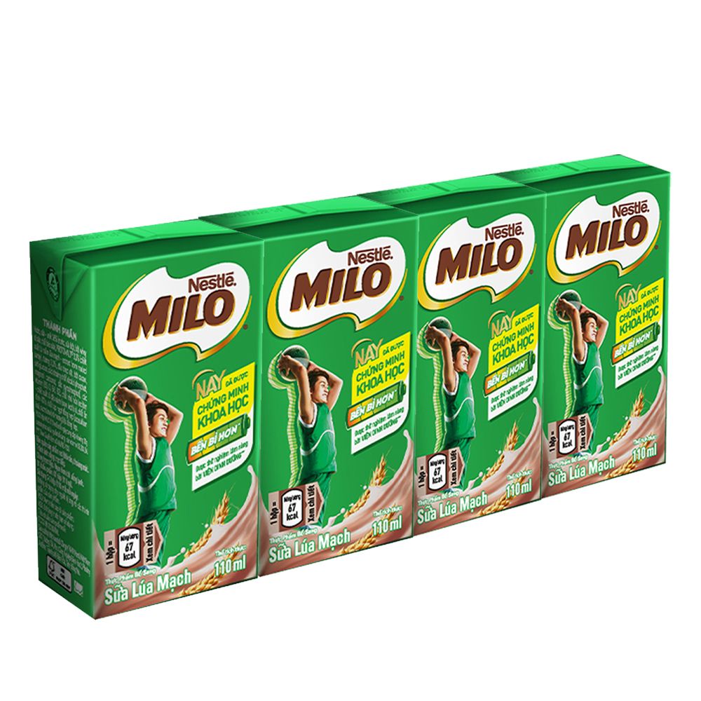 Sữa lúa mạch Nestlé MILO 110ML – senmart