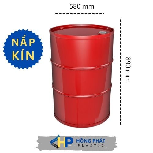 Thùng phuy sắt nắp liền 200L đã qua sử dụng giá tốt | Hồng Phát – Hồng ...