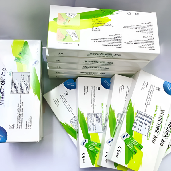 Que thử đường VivaCheck, hộp 50 test, sản xuất tại Trung Quốc, đo đườn ...