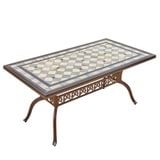 Bàn Chữ Nhật Nhôm Đúc Ngoài Trời Mặt Đá DPBV15A