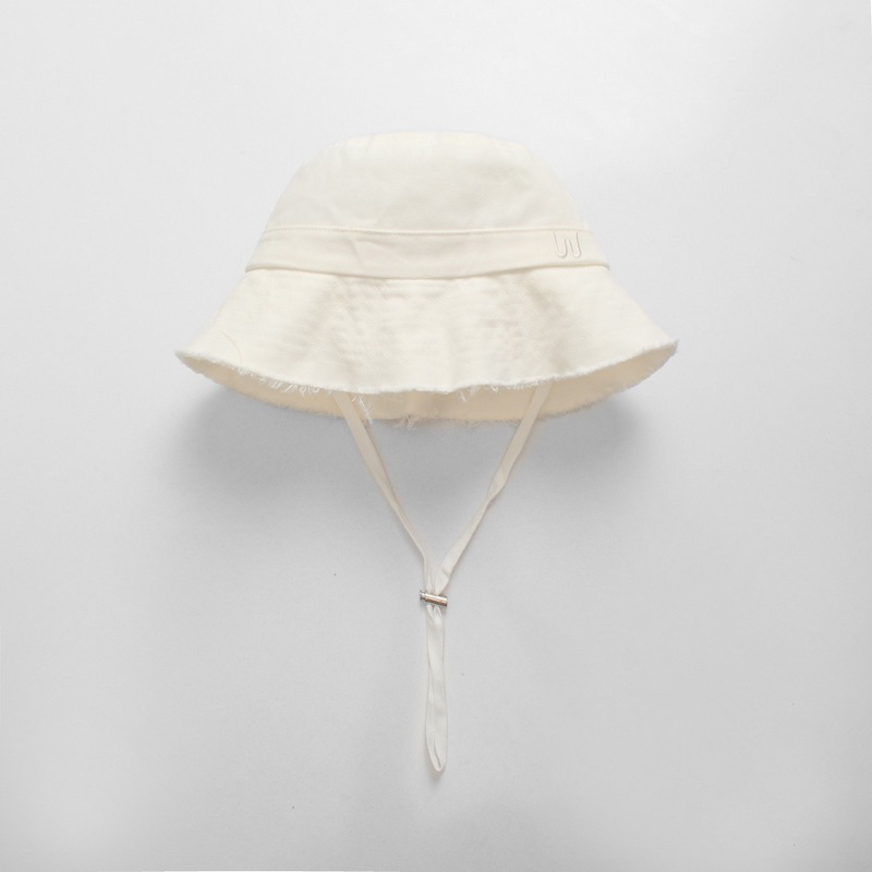 Mũ bucket Meowist cao cấp, nón bucket logo vành rách White BK-2024-032 ...