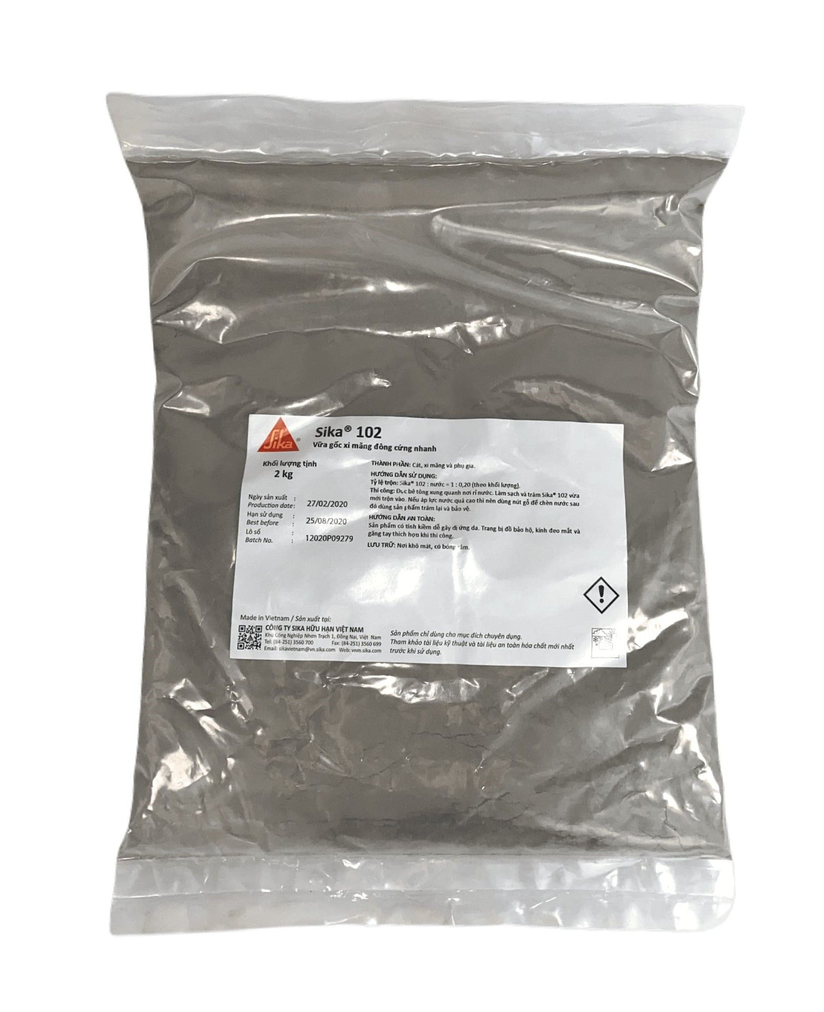 Sika 102 - Vữa đông cứng nhanh đạt chuẩn cao – Thế Hưng Retail