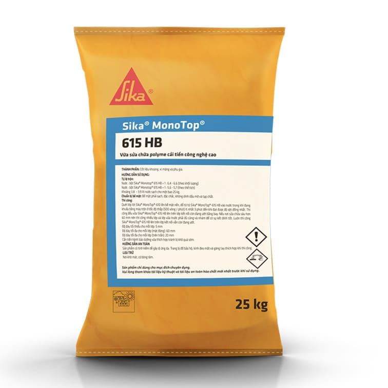 Sika Monotop 615 HB - Vữa sửa chữa bê tông