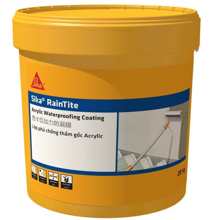 Sika RainTite White - Chống thấm đàn hồi