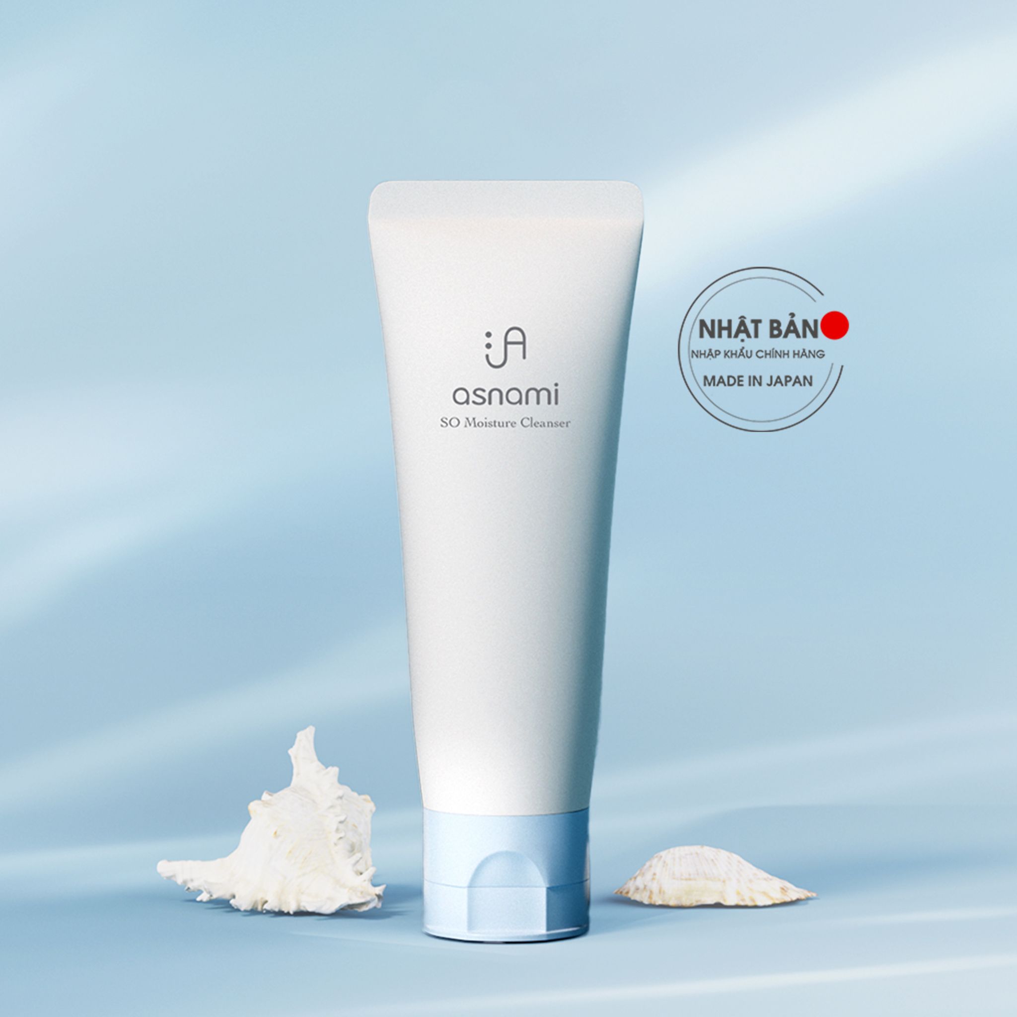 Sữa rửa mặt dưỡng ẩm asnami SO Moisture Cleanser 100g