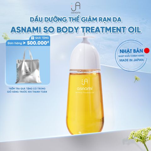 Dầu dưỡng thể giảm rạn da, mờ sẹo asnami So Body Treatment Oil 120ml
