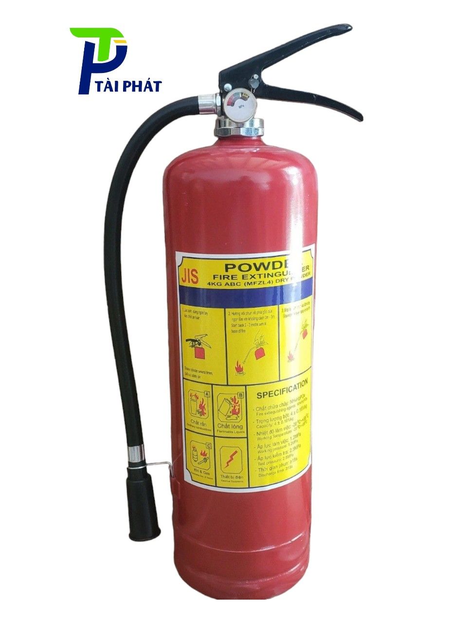 Bình chữa cháy bột - MFZ4 - 4kg – TAIPHAT