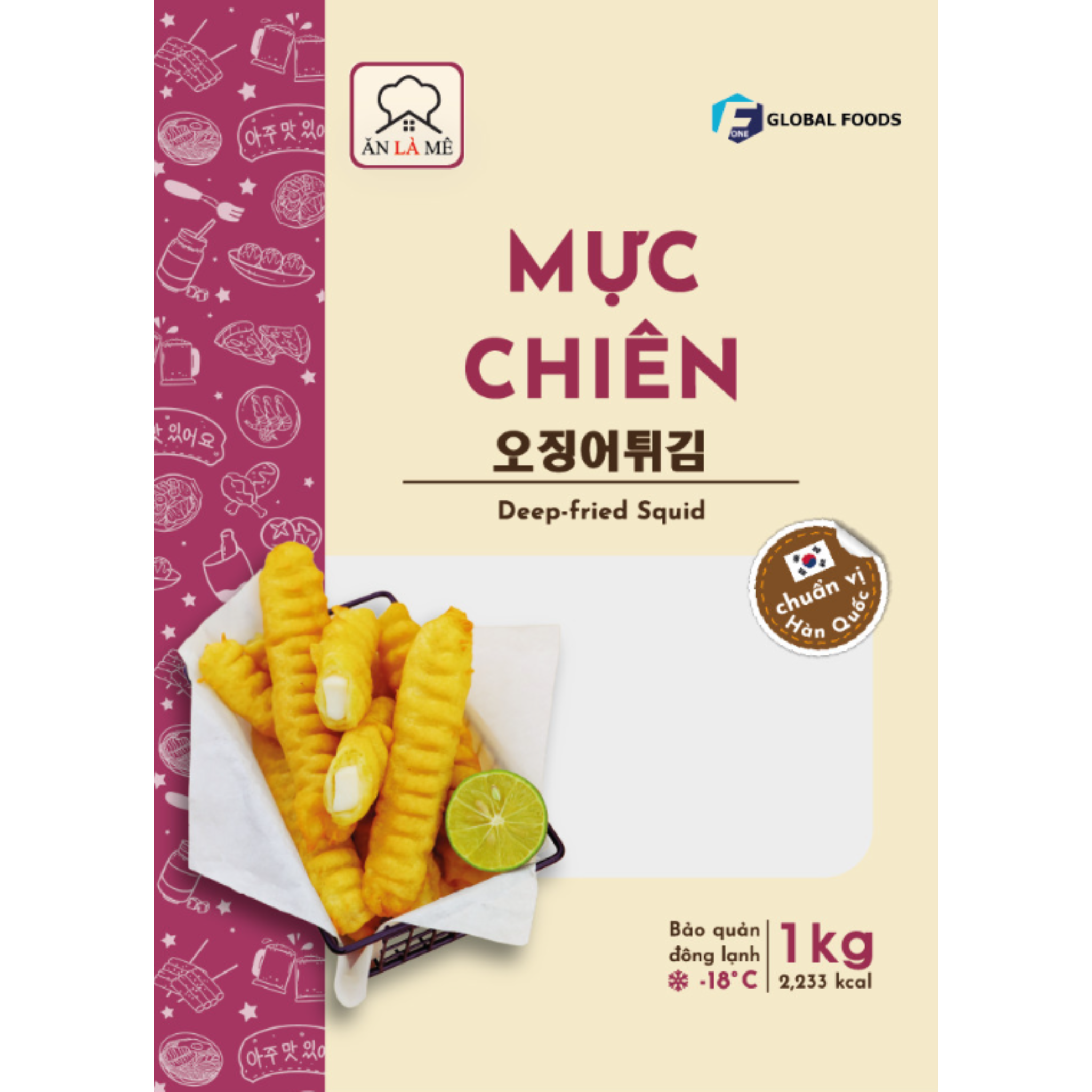"ĂN LÀ MÊ" Deep-fried Squid – F-One Global Foods