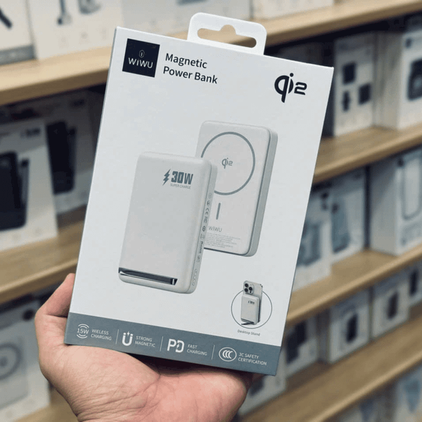 Pin Sạc Dự Phòng Không Dây WiWU Qi2 10.000mAh 30W Wi-P031