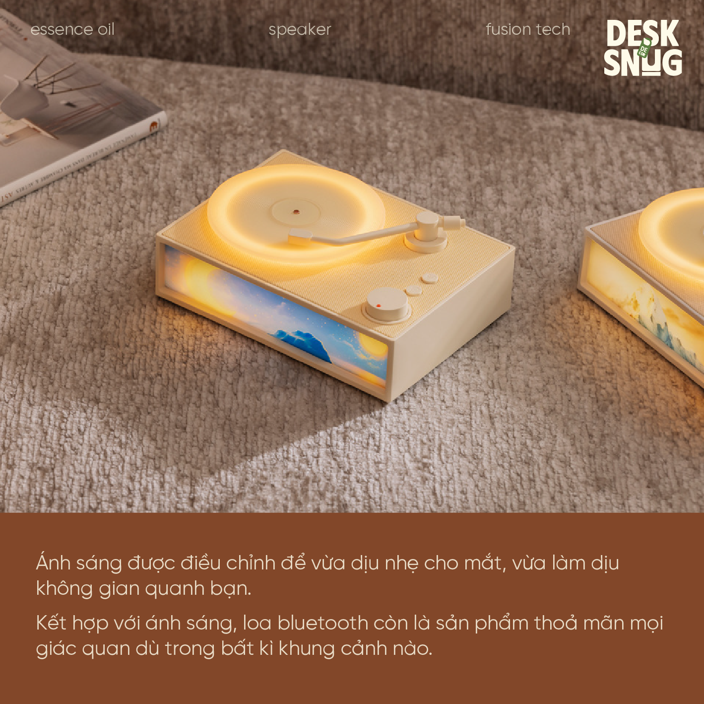 Loa Bluetooth tích hợp phát tán tinh dầu thiết kế lạ mắt | Loa Aroma T ...