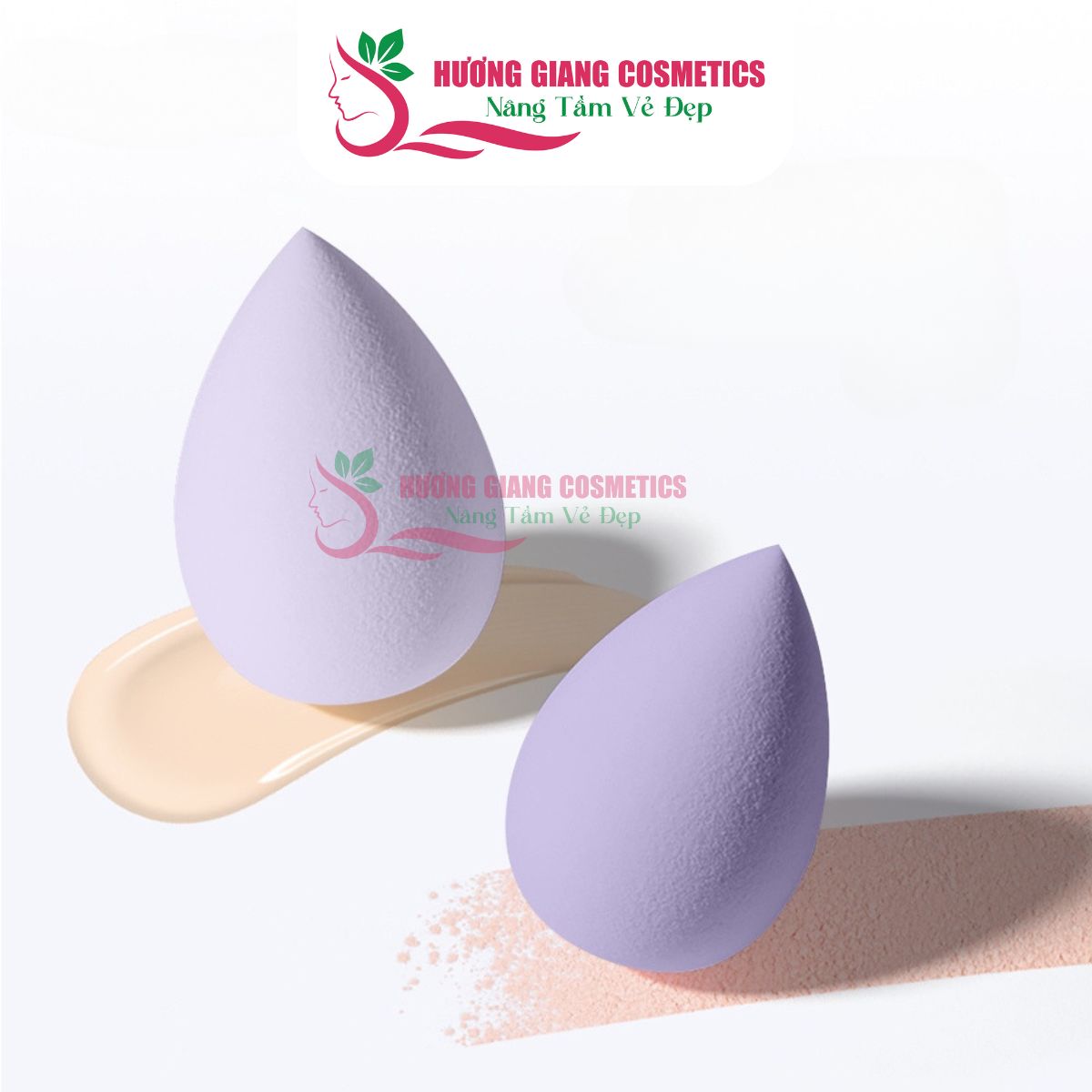 Bông Mút Đánh Nền The Face Shop Ellipse Sponge Hình Giọt Nước