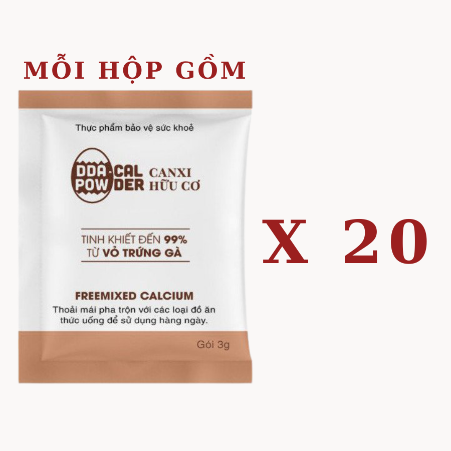 Combo 60 Canxi Hữu Cơ DDA – Beli Sài Gòn